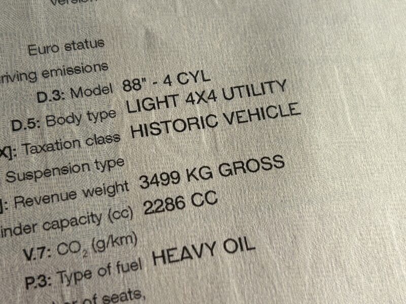 Classic Vehicle MOT and Road Tax (VED) Guide – UK 2025 | Car & Classic ...